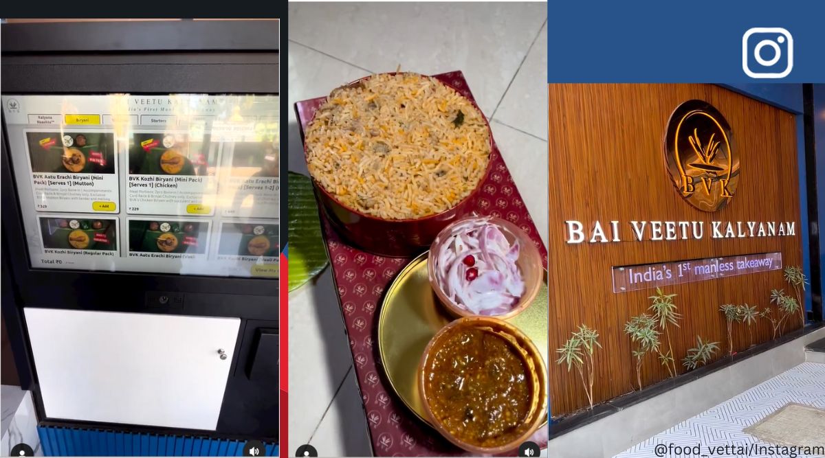 This automated outlet in Chennai gets you warm takeaway biryani in ...
