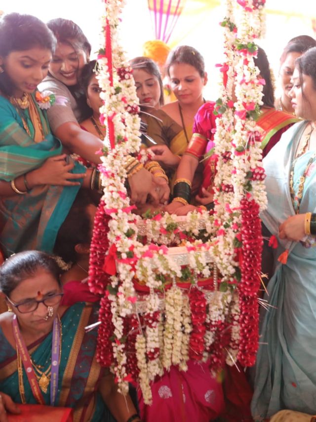 Devotees in Belapur village celebrate Ram Janama | The Indian Express