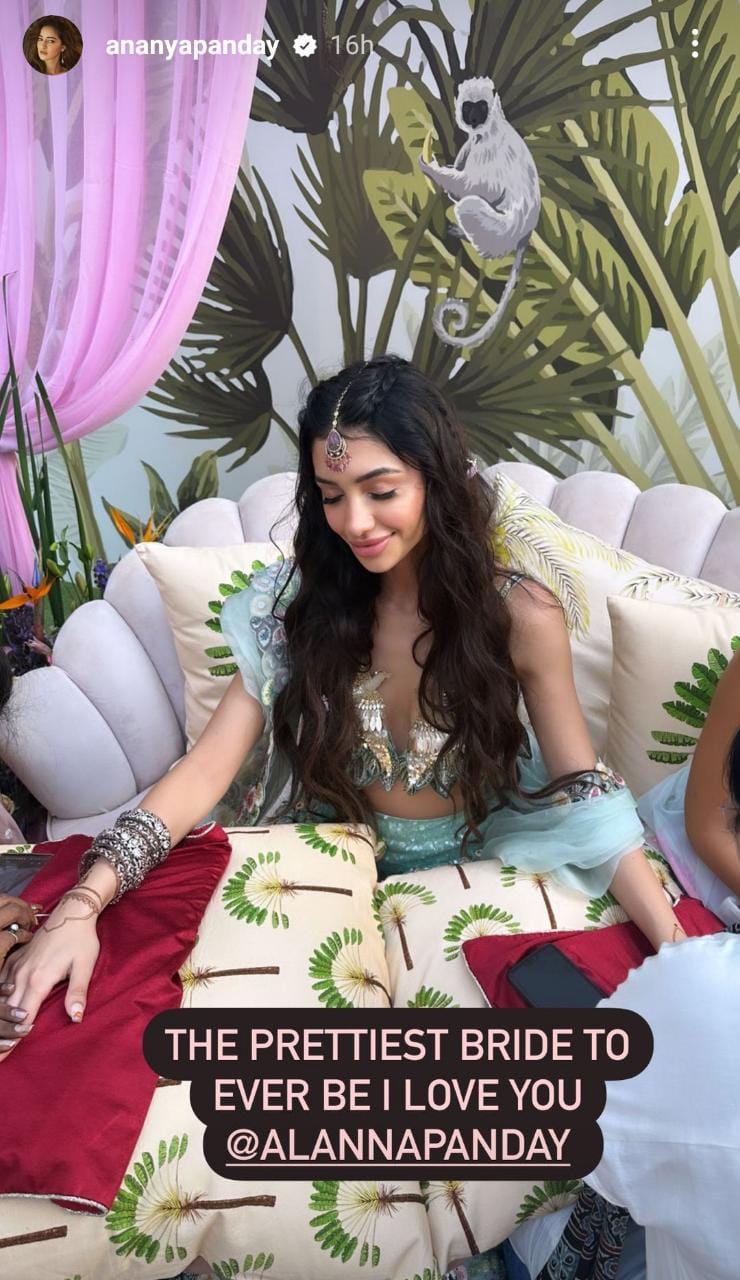 Inside Alanna Panday’s mehendi: Ananya Panday on bridesmaid duty, Aaliyah Kashyap poses with ...