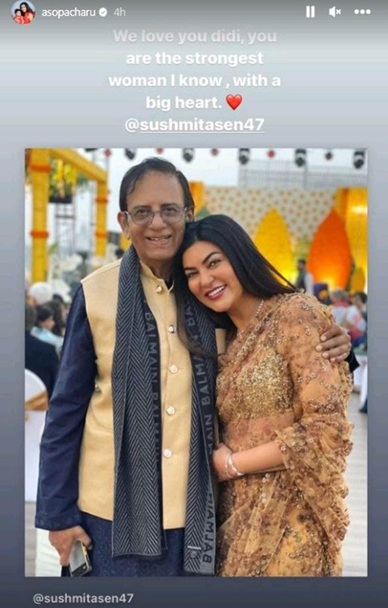 Rajeev Sen, Charu Asopa pen notes for Sushmita Sen after she suffers ...