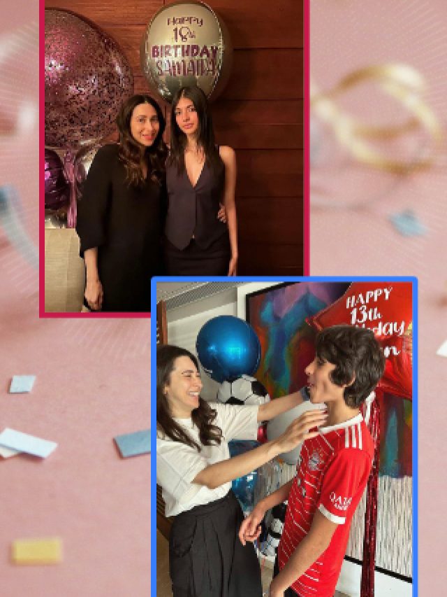 Karisma celebrates kids Samaira and Kiaan’s birthday, Kareena shares ...