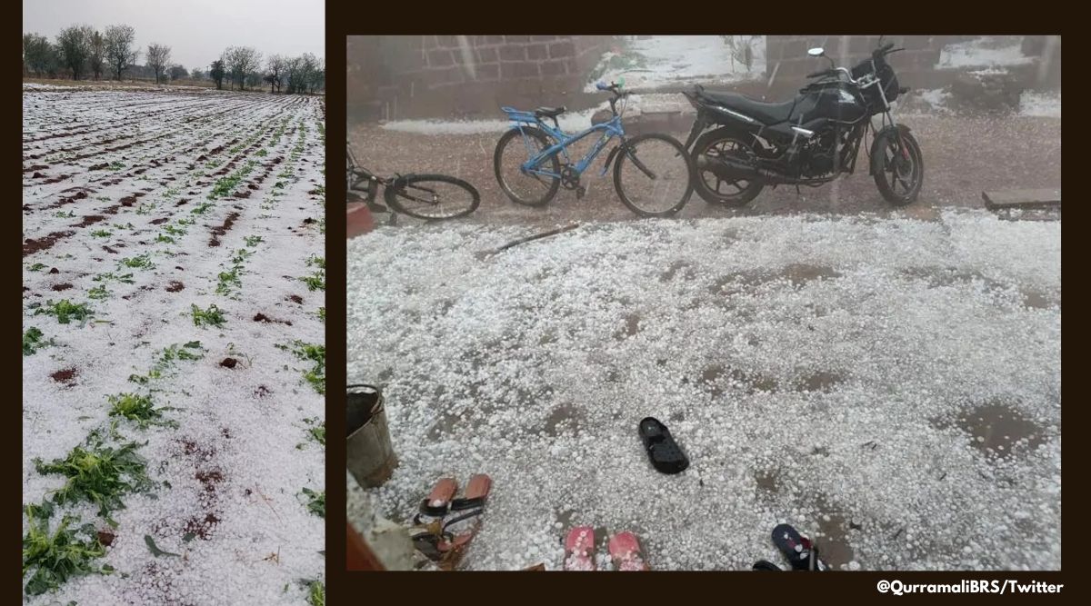 ‘It’s Vikarabad, not Kashmir’: Unusual hailstorm hits Telangana town ...