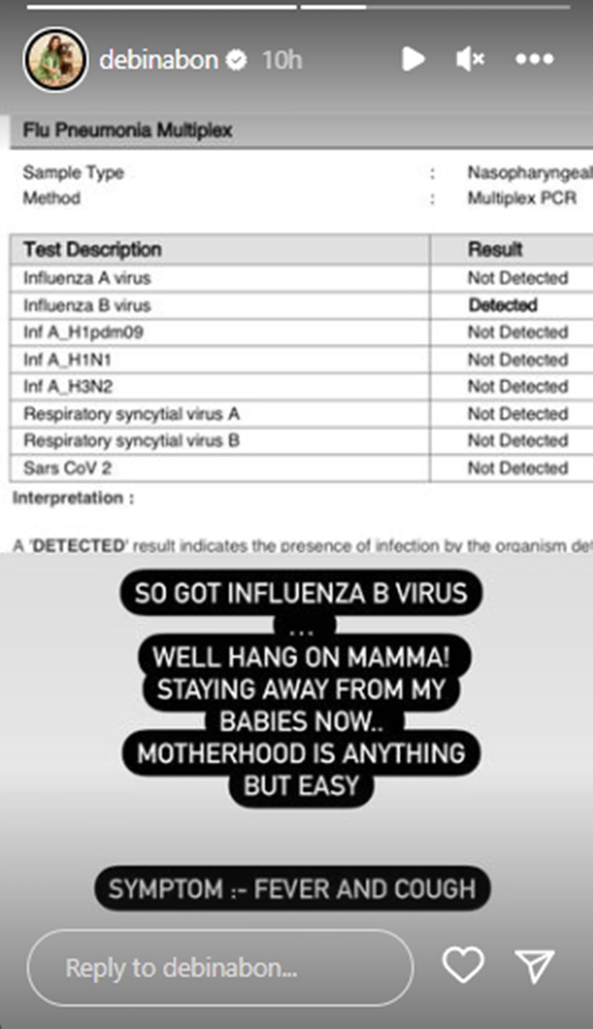 Debina Bonnerjee opens up about being diagnosed with Influenza B virus ...