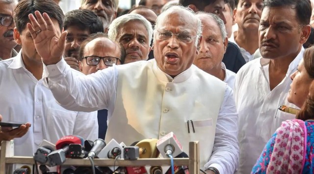 Congress chief Mallikarjun Kharge attacks PM Modi over cases of corruption in Karnataka ...