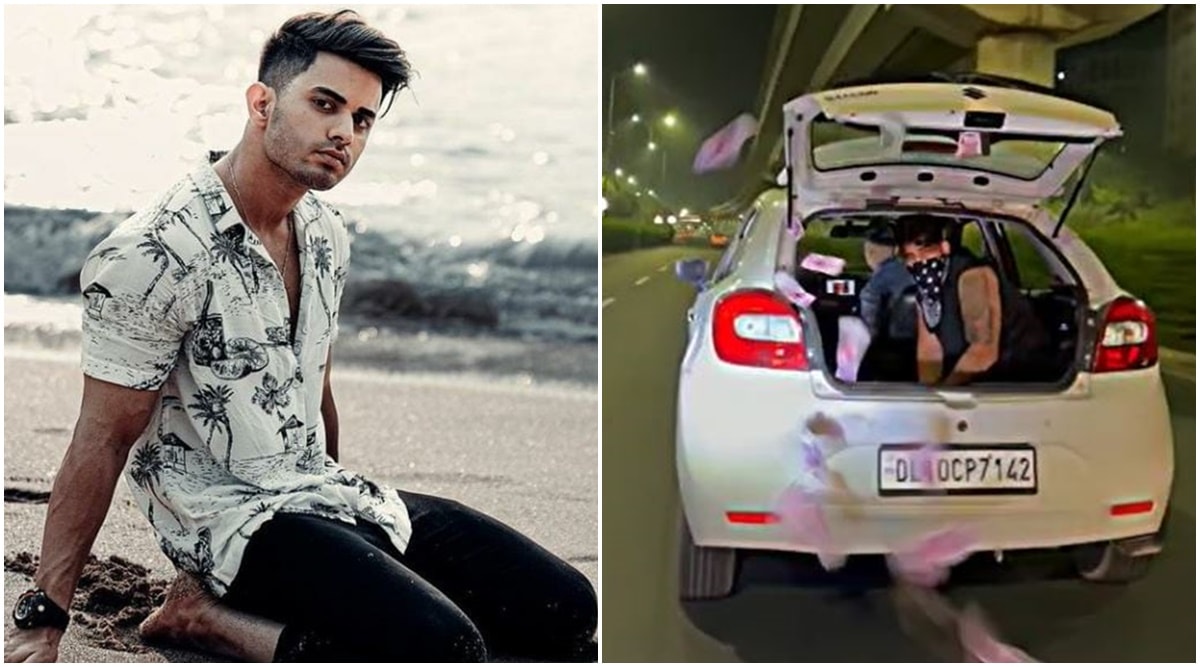 Farzi’ stunt on Golf Course Road proves costly for YouTuber | Delhi ...