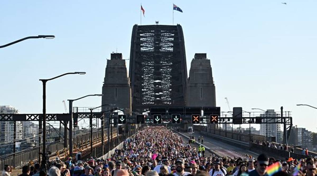 50,000 march across Australia’s Harbour Bridge for WorldPride | Life ...