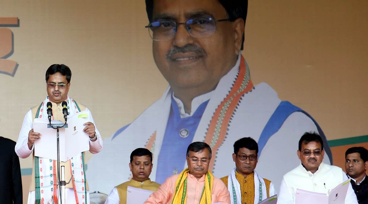 Manik Saha takes oath as Tripura CM for second term in PM Modi’s ...
