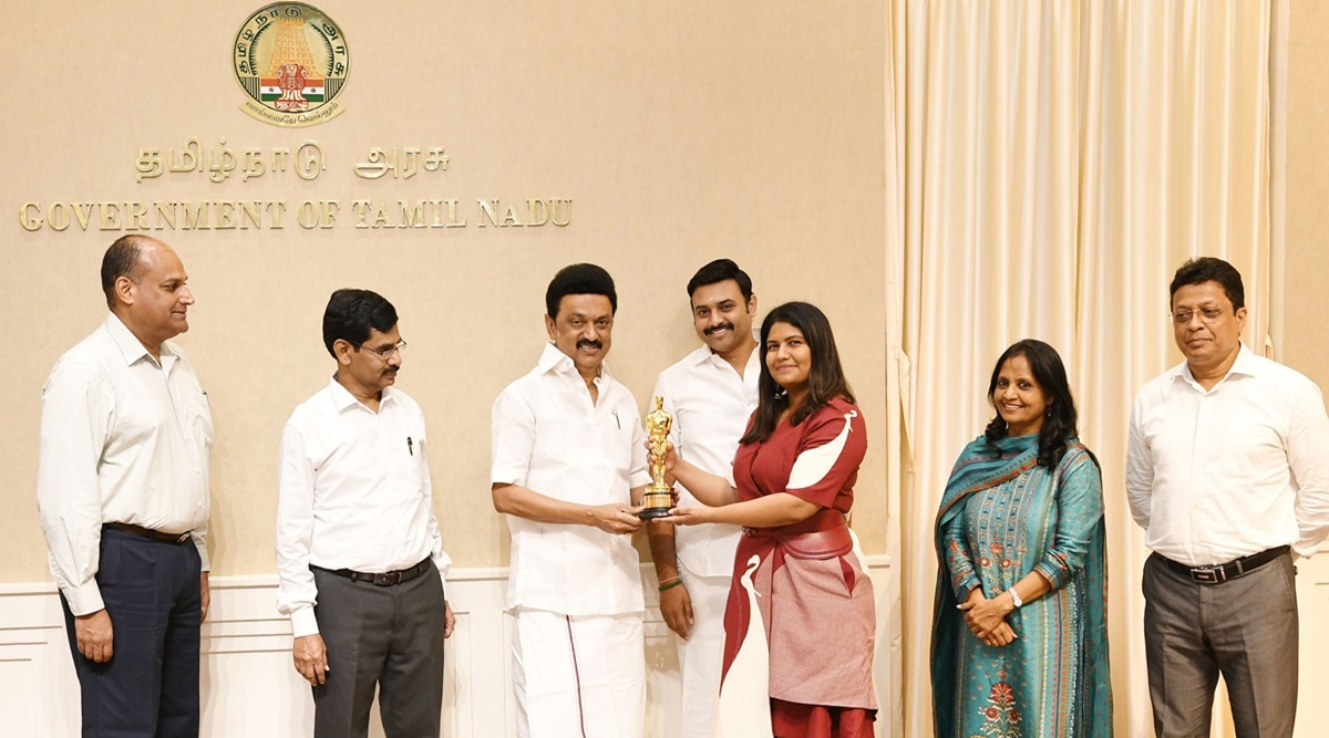 Tamil Nadu CM Stalin felicitates Oscar winner Kartiki Gonsalves; she ...