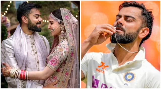 Virat Kohli kisses wedding band after scoring 28th Test century; fans ...