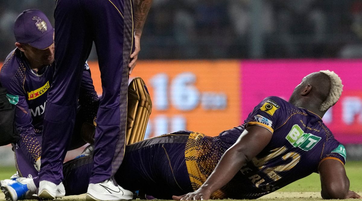Suffering from cramps, Andre Russell limps off the field | Ipl News ...