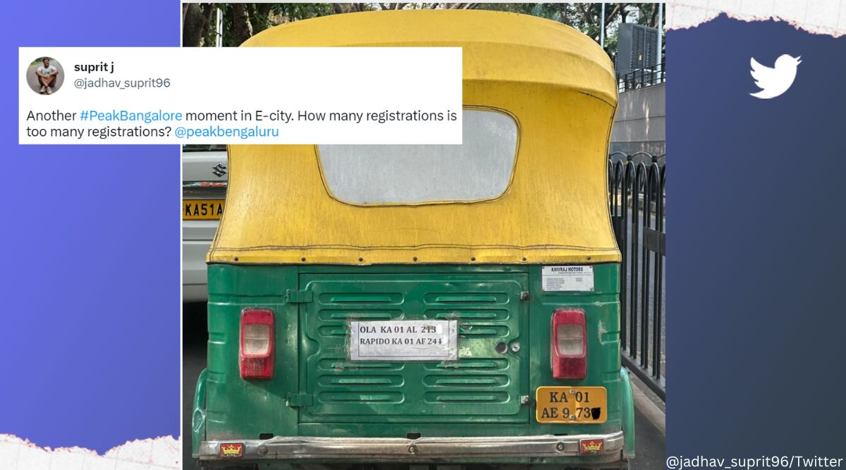 ‘Dude’s moonlighting’: Bengaluru auto-rickshaw with multiple registered ...