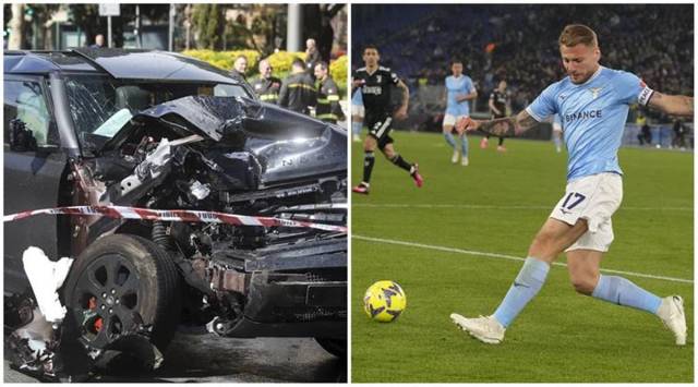 Lazio forward Ciro Immobile in hospital after tram collision | Football ...