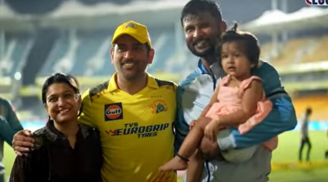 Watch: MS Dhoni tells Gowtham’s daughter ‘Papa, le Jaoon? Shall I take ...