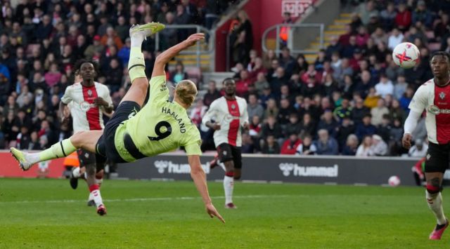 Erling Haaland scissor-kick lights up Man City’s big win in EPL ...