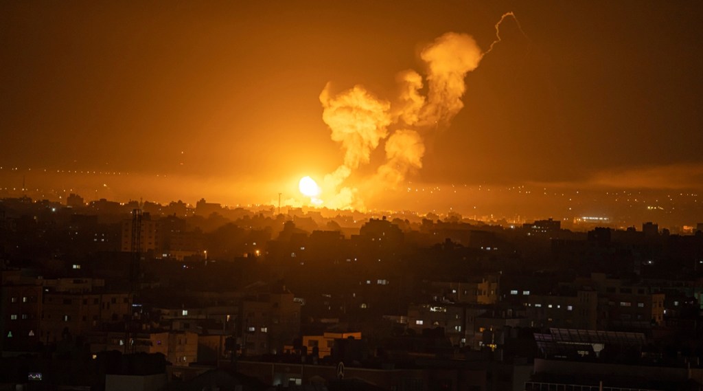 Israeli strikes target Hamas in Lebanon and Gaza after rocket attack ...