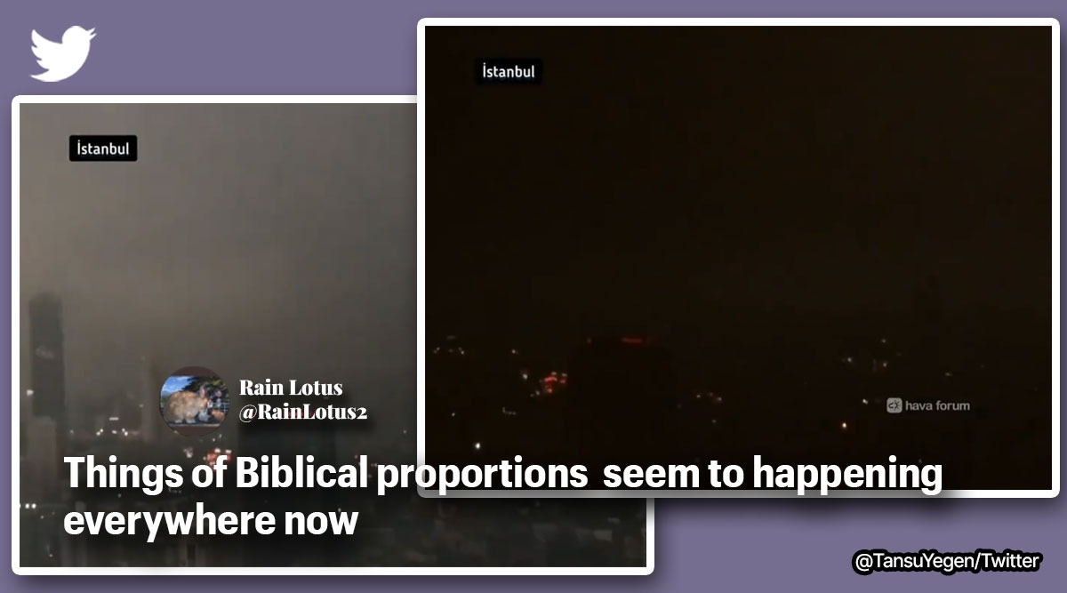 Istanbul engulfed in pitch darkness for 5 minutes. Watch as day turns ...