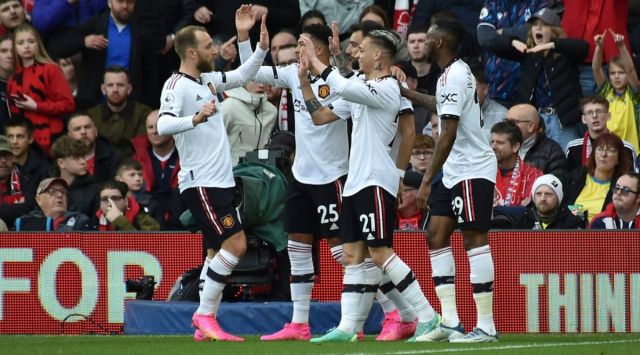 Antony, Diogo Dalot goals steer Man United to 2-0 win at Forest ...