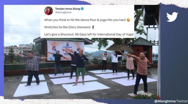 Nagaland minister Temjen Imna Along does yoga, gets reminded of dance ...