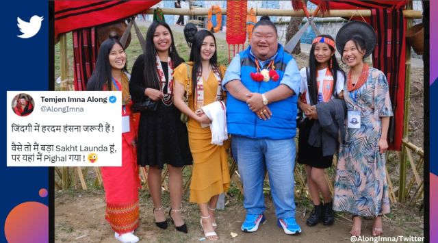 ‘Sakht Launda’: Nagaland minister Temjen Imna Along poses with a group ...