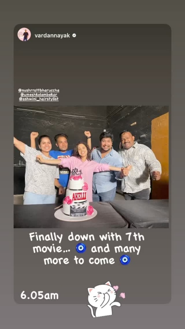 It’s a wrap for Nushrratt Bharuccha’s next drama-thriller Akelli ...