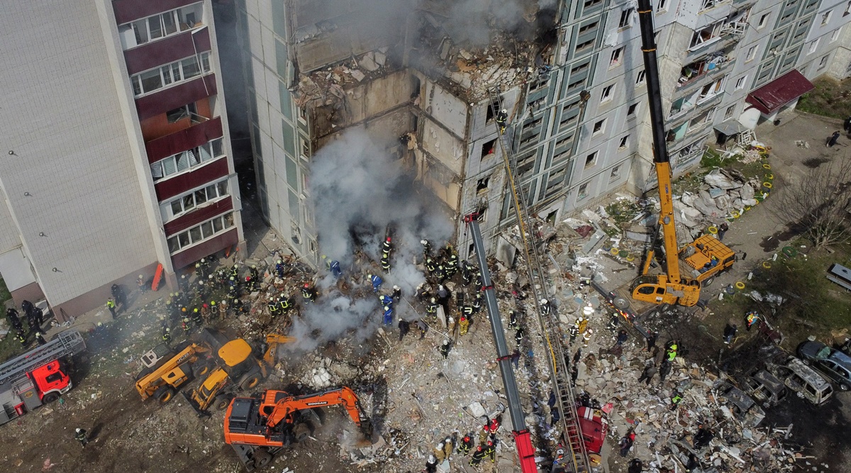 Russian missile and drone attack in Ukraine kills 23 people | World ...