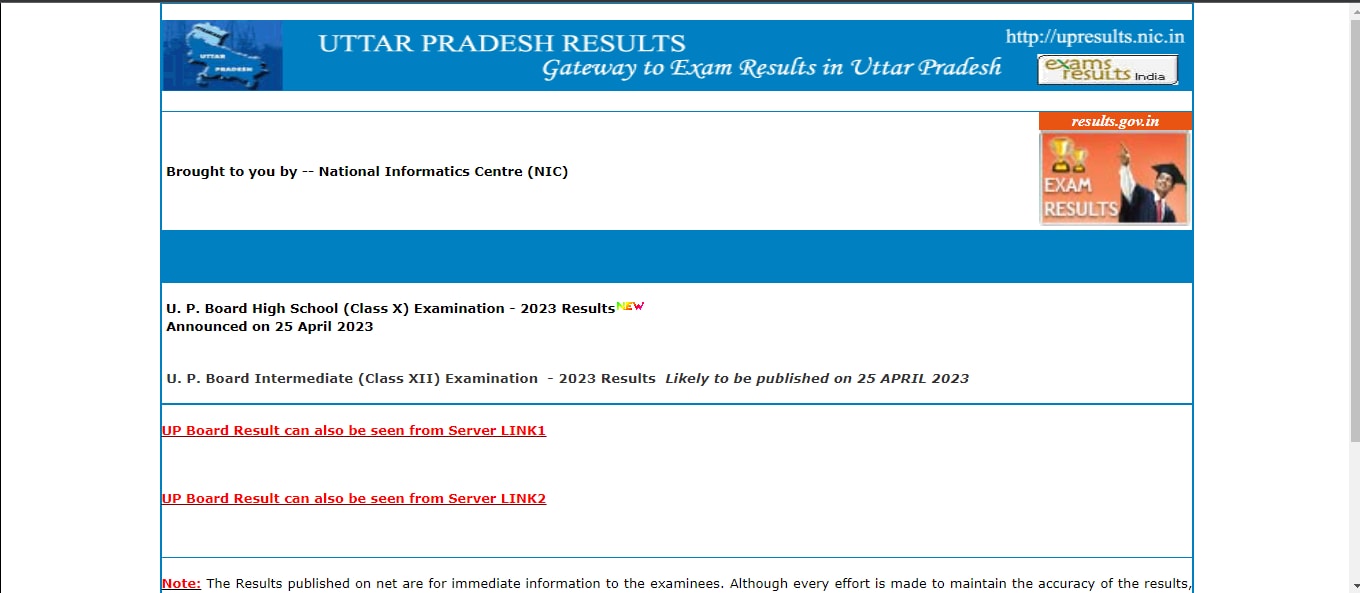 UP Board Class 12th Result link now active | Education News - The ...