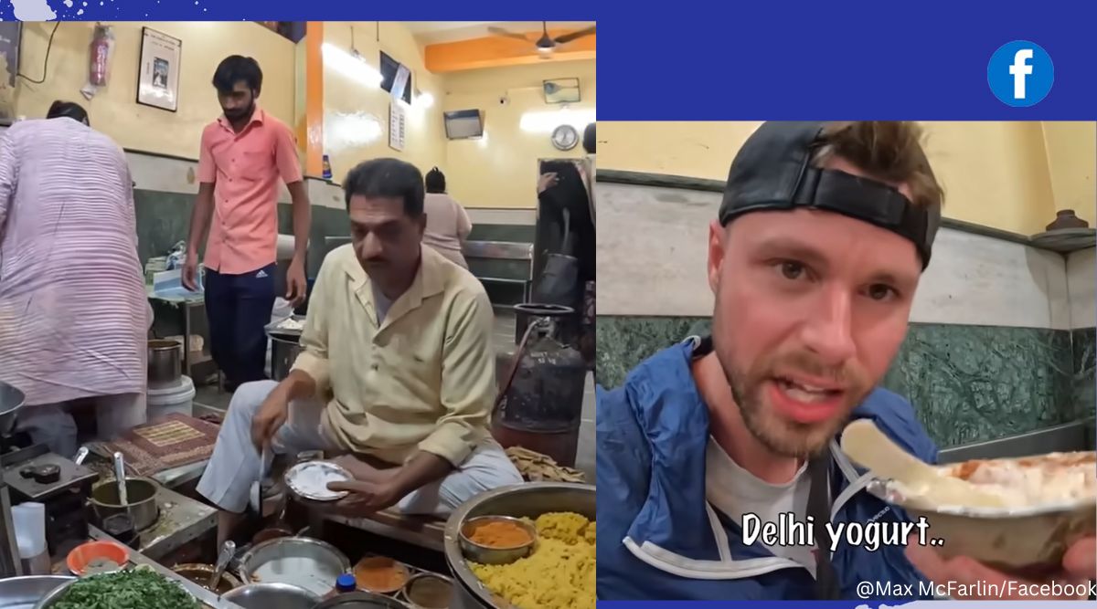 US food blogger tries ‘dahi bhalla’ in Indore, shopkeeper’s gesture wins hearts. Watch video ...