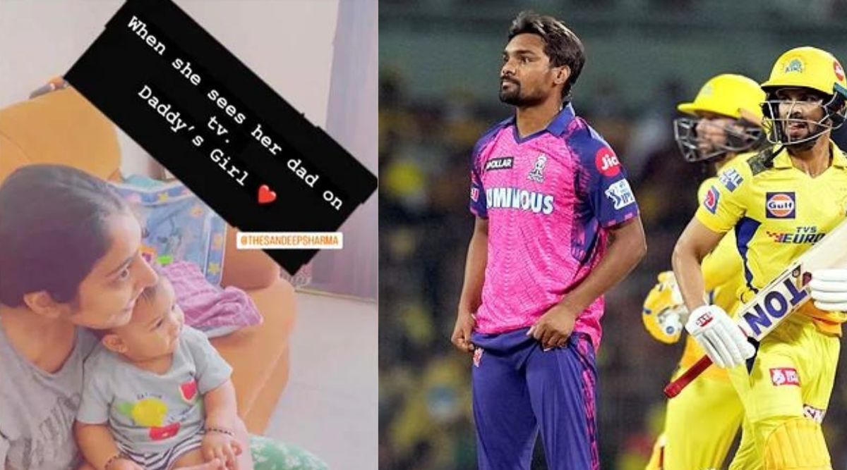 Watch: Sandeep Sharma’s newborn daughter watches father play in IPL ...