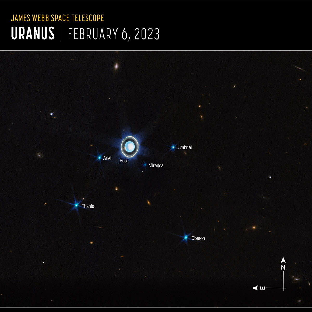 NASA’s Webb telescope takes pictures of rings around Uranus ...