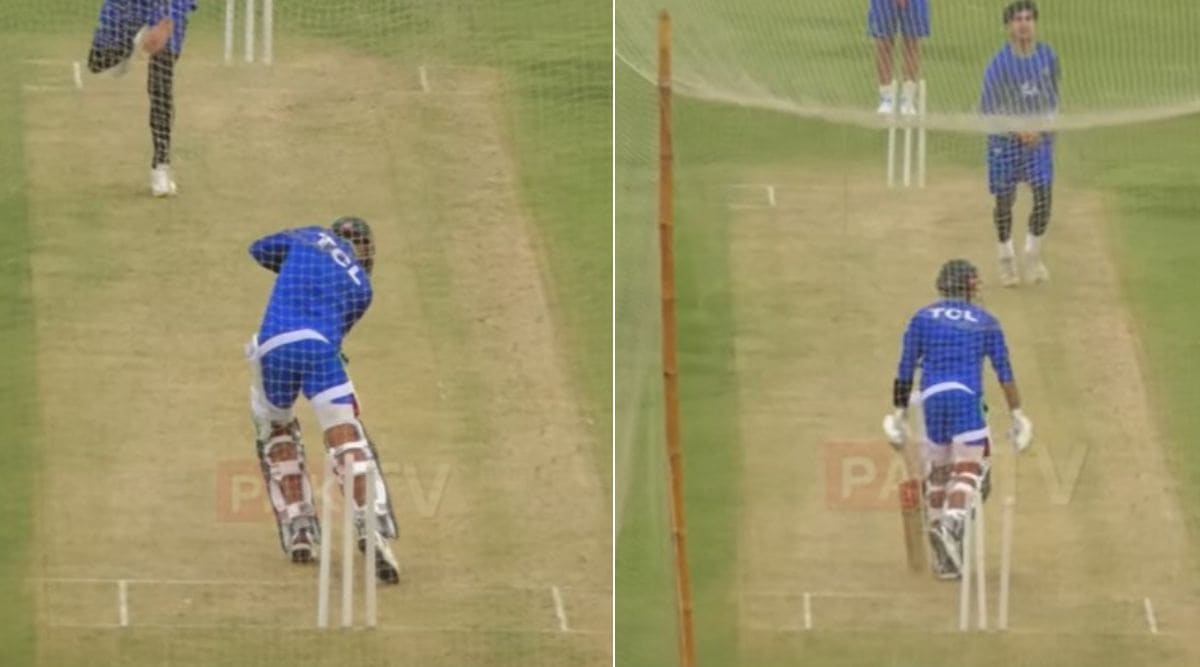 Watch: Shaheen Afridi, Naseem Shah clean bowl Babar Azam at nets ...