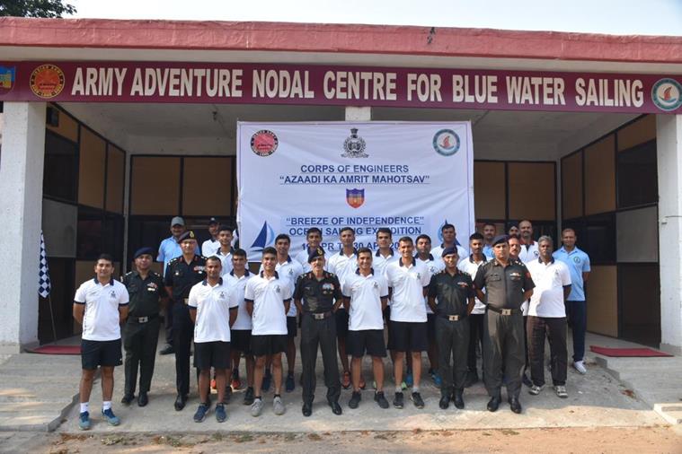 Blue Water Sailing Expedition: 12 Army officers set off on 570-nautical ...