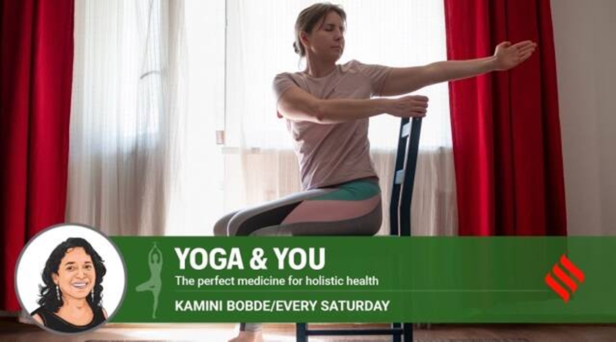 Anyone can do these five yoga asanas sitting on a chair | Health and ...