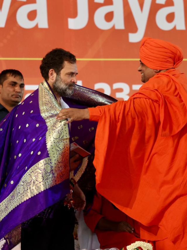 Rahul Gandhi pays tributes to Lingayat icon, Basaveshwara, as Assembly ...