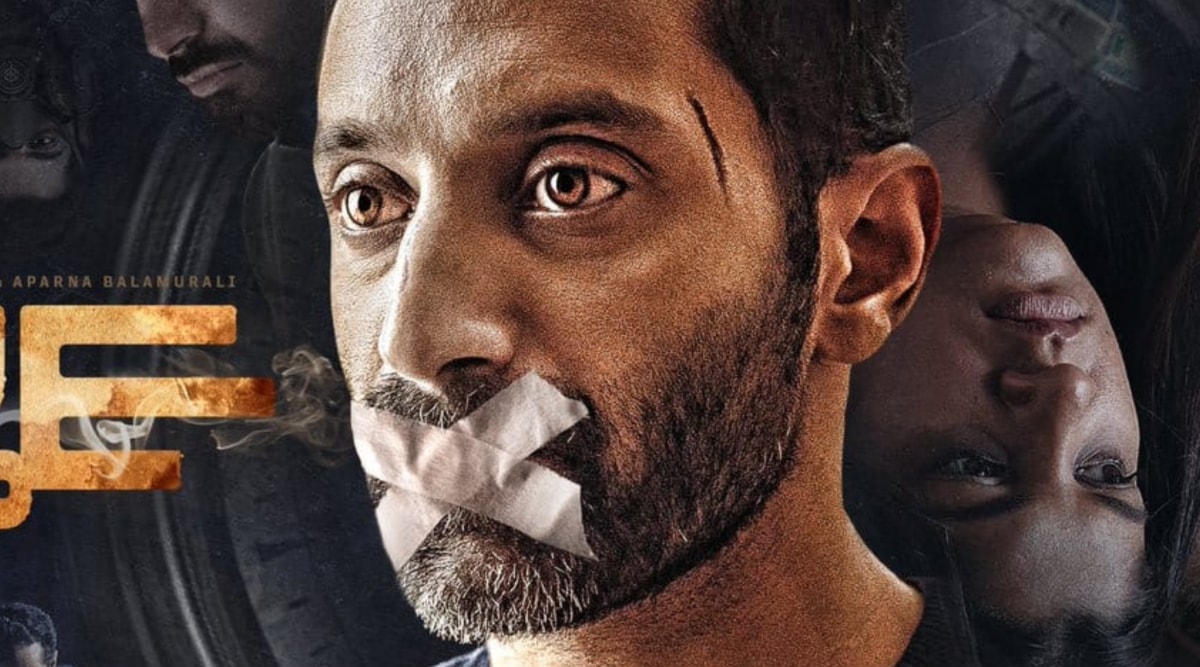 Fahadh Faasil’s lips are taped in Dhoomam first look. See here ...