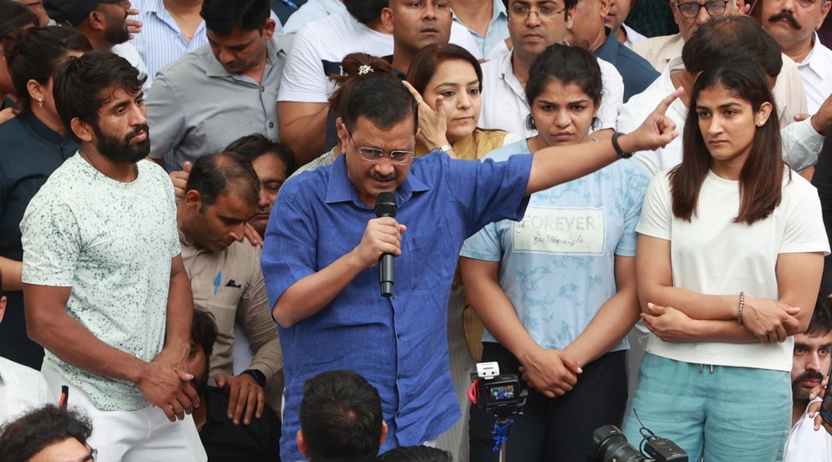 Kejriwal extends support to protesting wrestlers: ‘Took SC intervention ...
