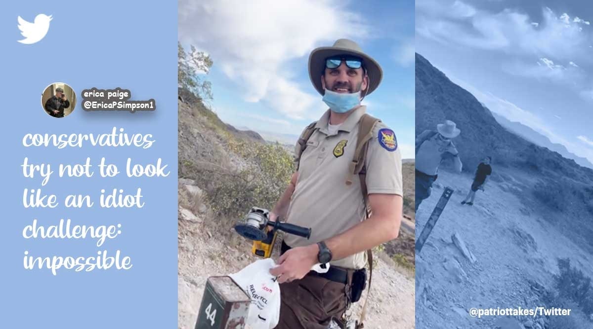 ‘Get out of my face’: Anti-masker attempts to harass park ranger, gets ...