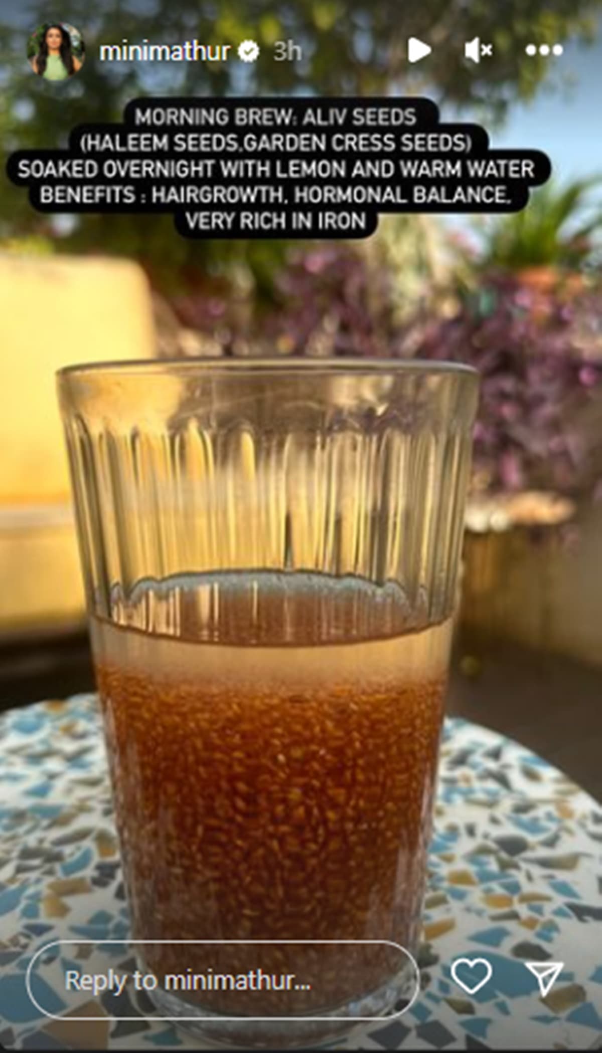 Mini Mathur says her ‘morning brew’ is rich in iron; find out about the ...