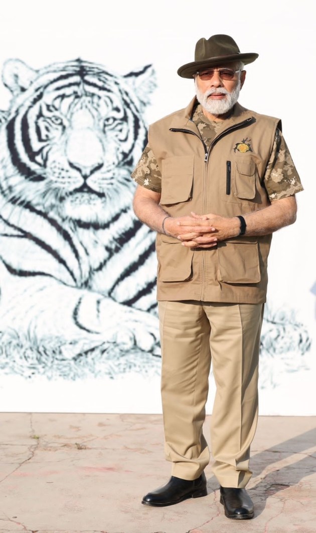 PM Modi goes on jungle safari at Karnataka’s Bandipur Tiger Reserve ...