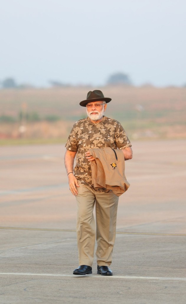 PM Modi goes on jungle safari at Karnataka’s Bandipur Tiger Reserve ...