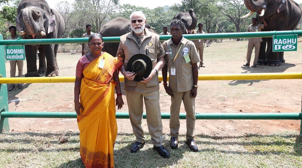 PM Modi visits Tamil Nadu elephant camp, interacts with ‘The Elephant ...