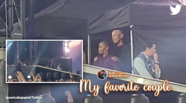 Michelle Obama and Kate Capshaw sing along with Bruce Springsteen on ...