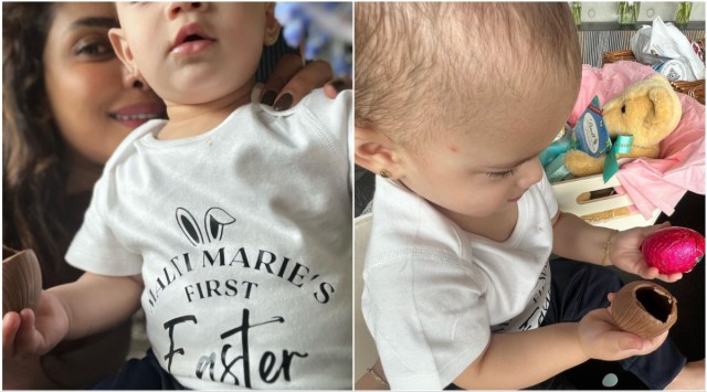 Priyanka Chopra, daughter Malti Marie celebrate Easter with chocolate ...