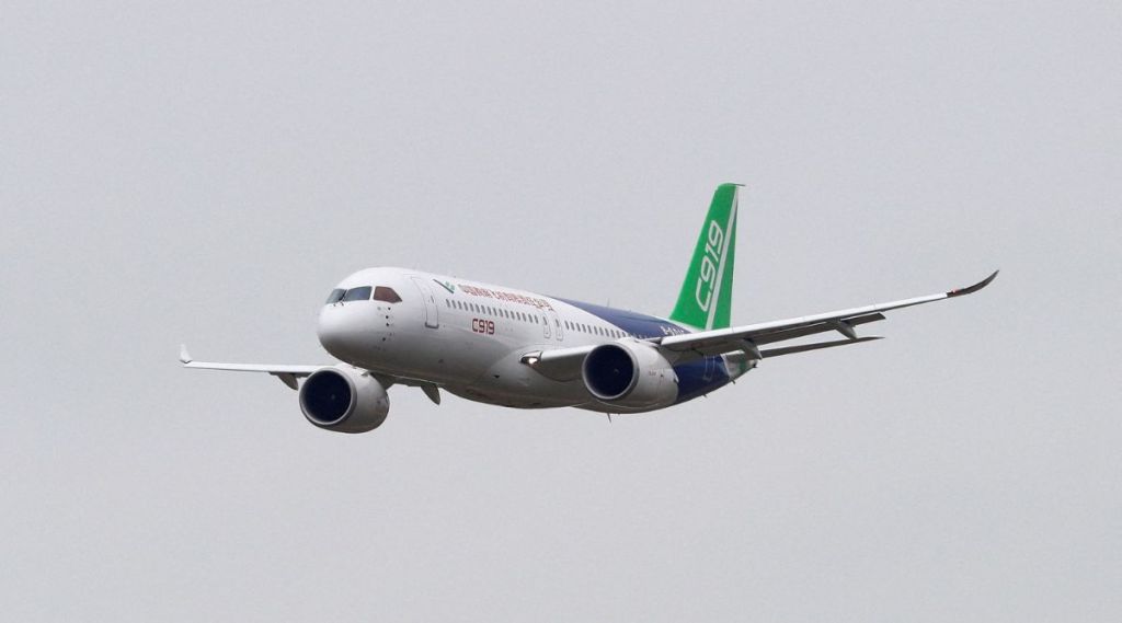 China’s first domestically built aircraft to make its maiden commercial ...