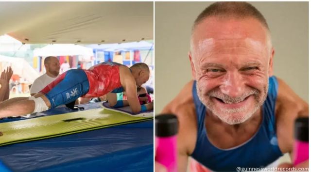 Watch: Czech man holds plank position for more than 9 hours to break ...