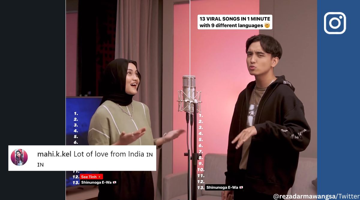 Watch: Duo sings 13 songs in 9 different languages in one minute ...