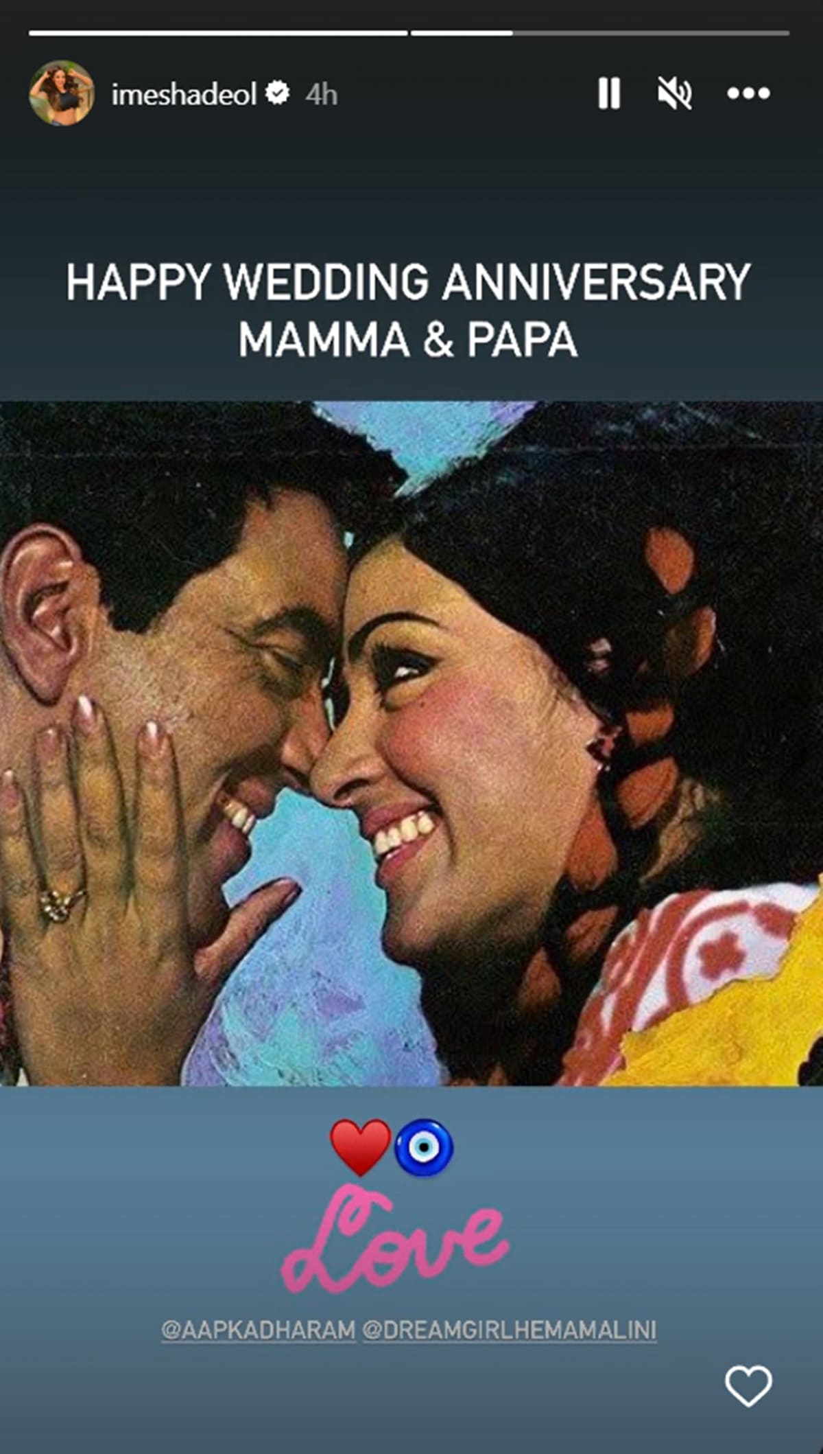 ‘A wonderful journey’: Hema Malini-Dharmendra celebrate 43rd wedding ...