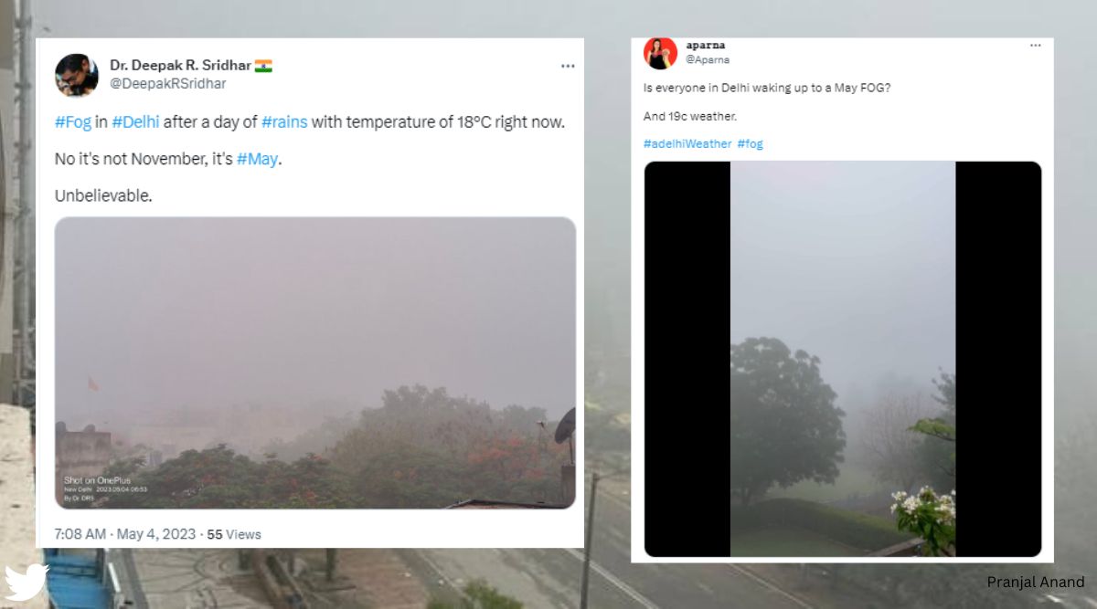 Netizens share videos of Delhi enveloped in thick fog, ask ‘Is this May ...