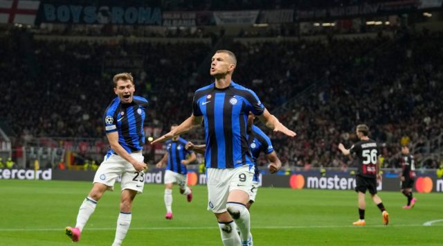 Inter Milan beat AC Milan 2-0 in Champions League semifinal ‘Euroderby ...