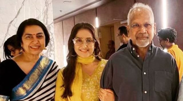 Manisha Koirala shares photo with Mani Ratnam from preview of Ponniyin ...