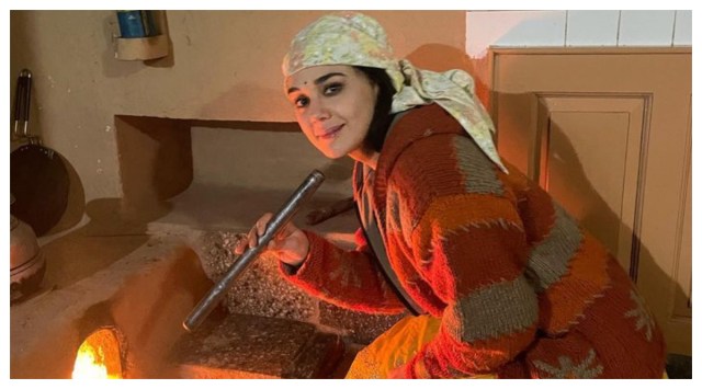 Preity Zinta dresses up in traditional attire as she relives ‘old ...